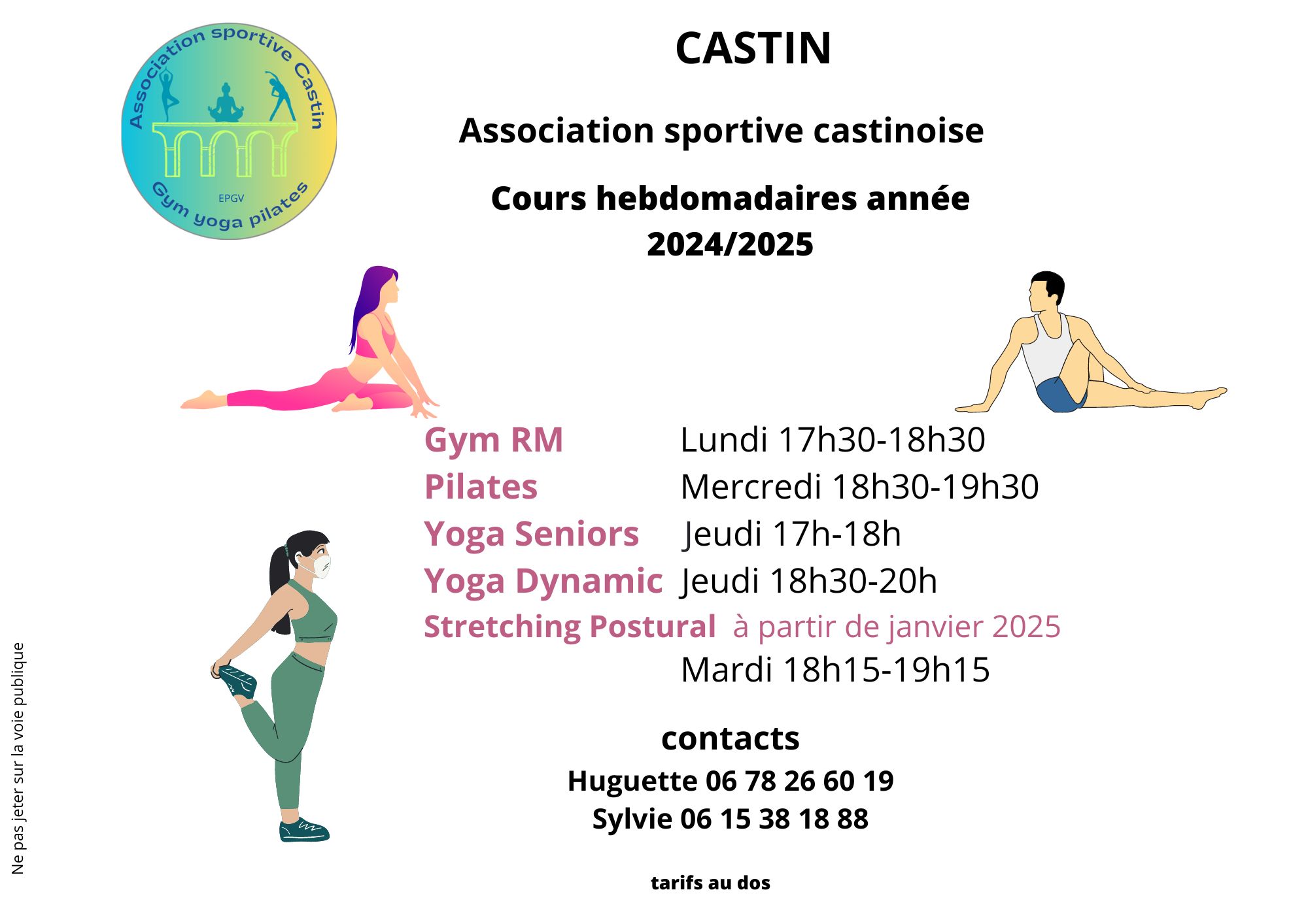gym à castin saison 2024 2025 – Commune de Castin (Gers)